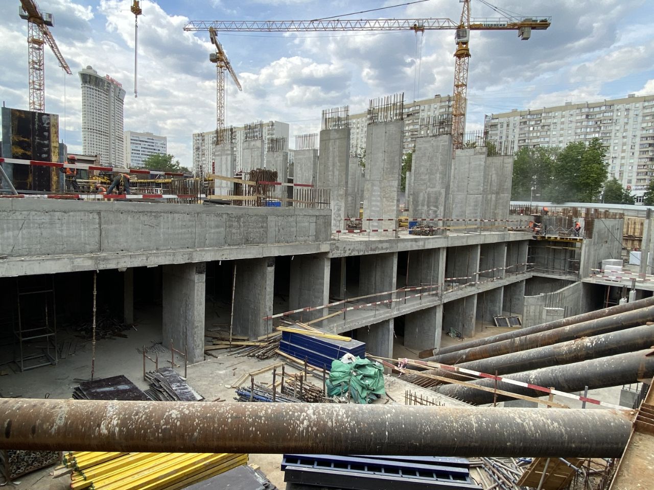 Ход строительства ЖК «Nametkin Tower (Наметкин Тауэр)» от 1 июля 2023